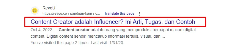 Apa itu Meta Title? Pengertian dan contoh 2023 | RevoU